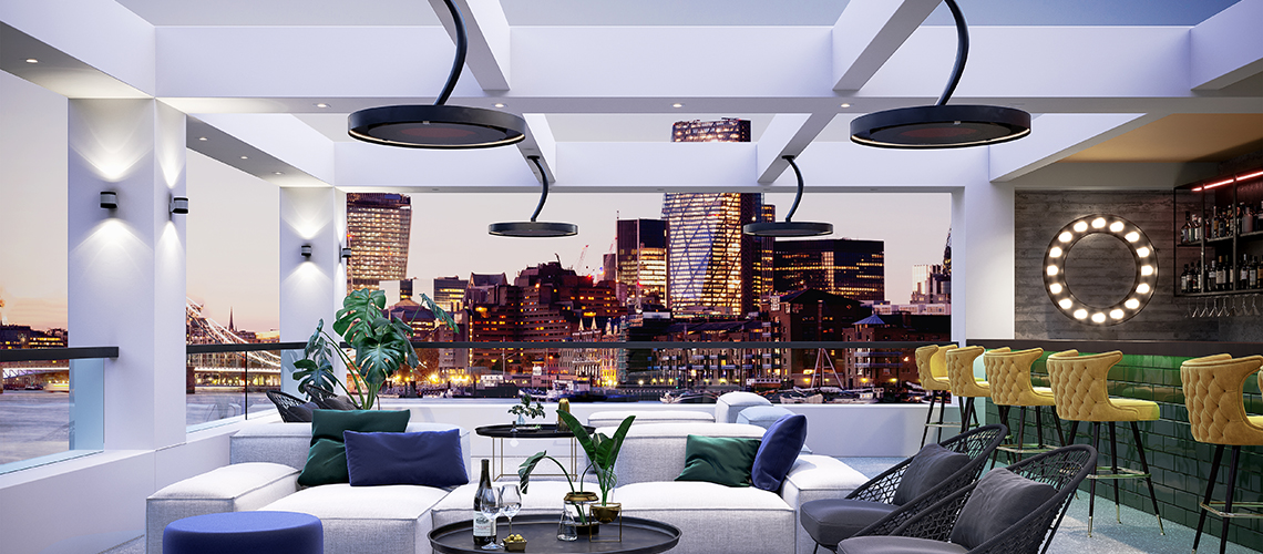 Styling Your Hotel Exterior: Outdoor Heating and Bar Ideas
